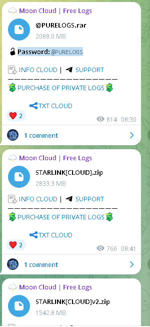 Massive Data Breach: 13042024@PURELOGS Compromised by #mooncloud | InsecureWeb