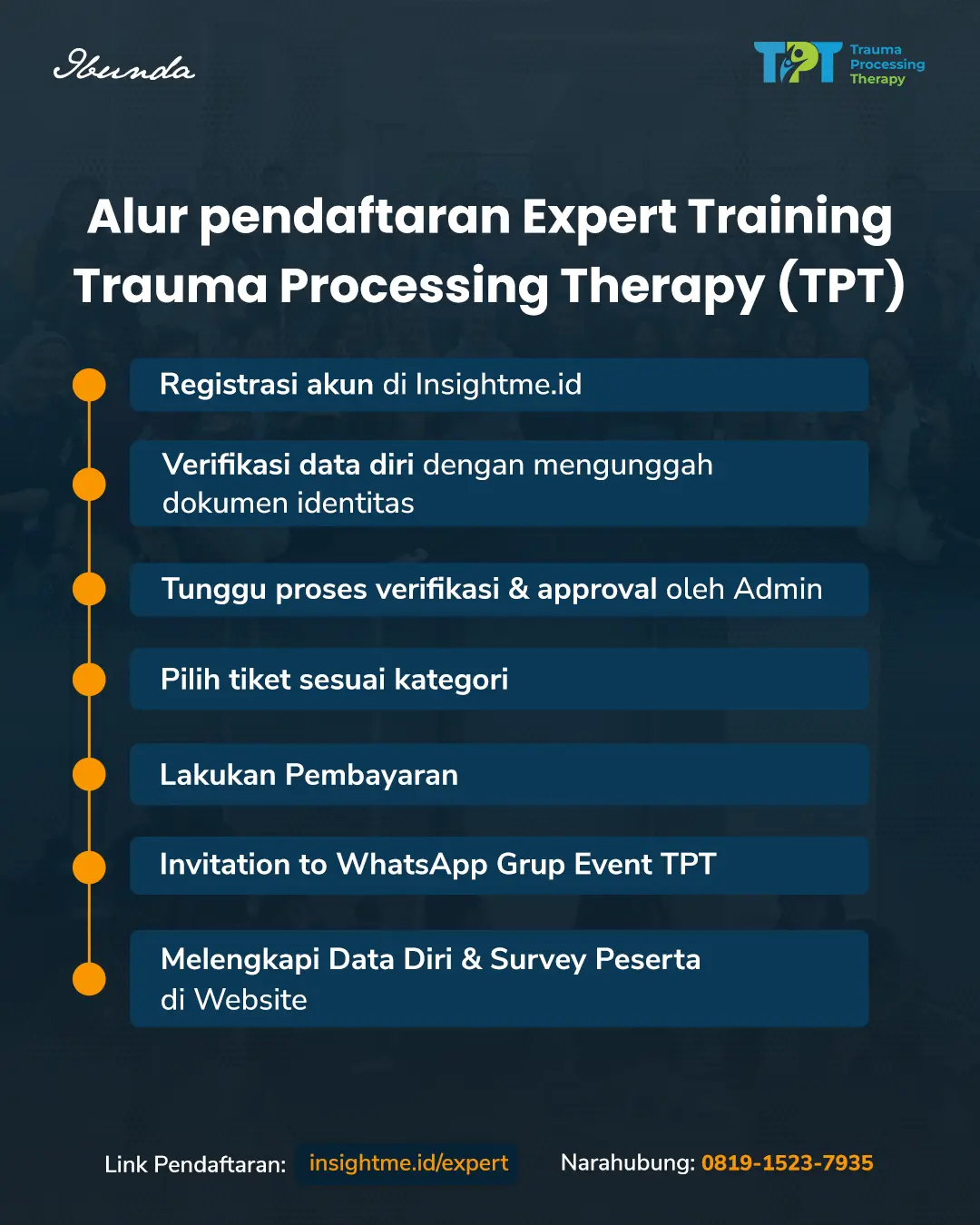 Expert Training: Trauma Processing Therapy (TPT) Batch 3 — Insightme