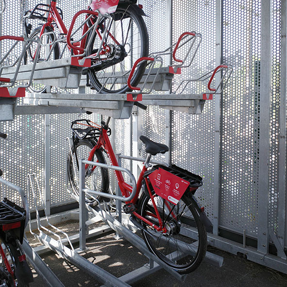 Le garage à vélo gratuit de Trith le Poirier - Transvilles