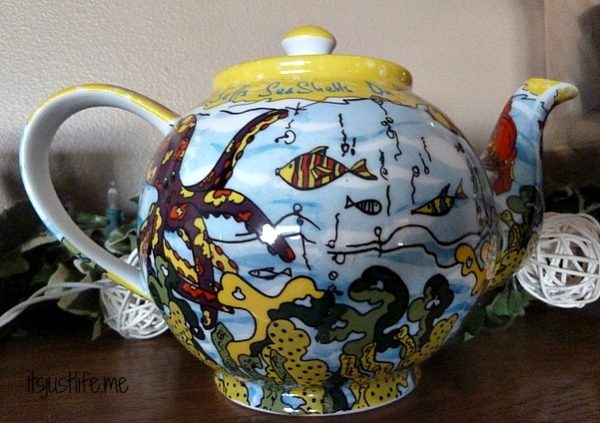 Seaside Teapot on Teapot Tuesday - It's Just Life
