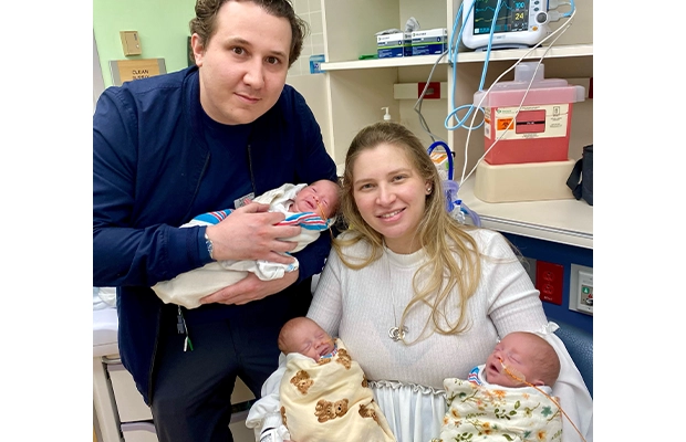 Rare Monochorionic Triplets born at Holtz Children’s to First Time ...