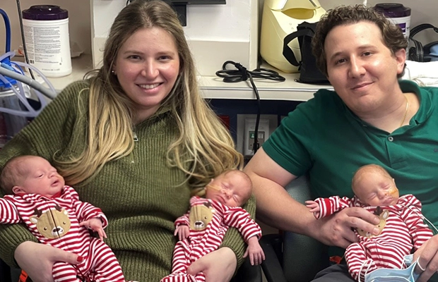 Rare Monochorionic Triplets born at Holtz Children’s to First Time ...