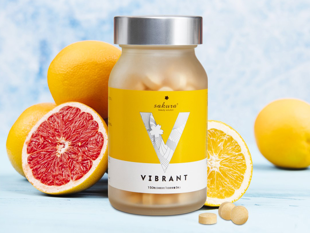 Sakura Vibrant Skin Whitening supplement 150 Tablets - Jagodo