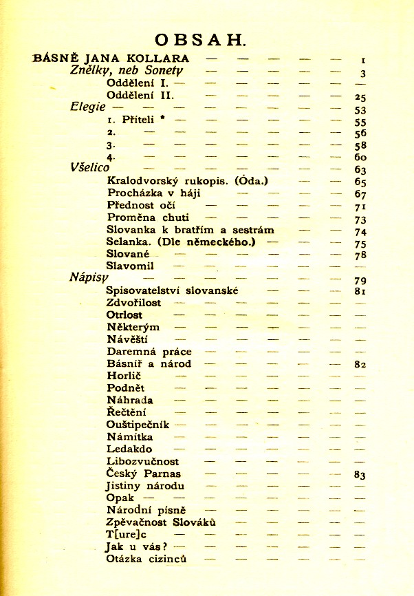 Jána Kollára prvá sbierka básnická z roku 1821 - Kollár Ján - 1921 ...