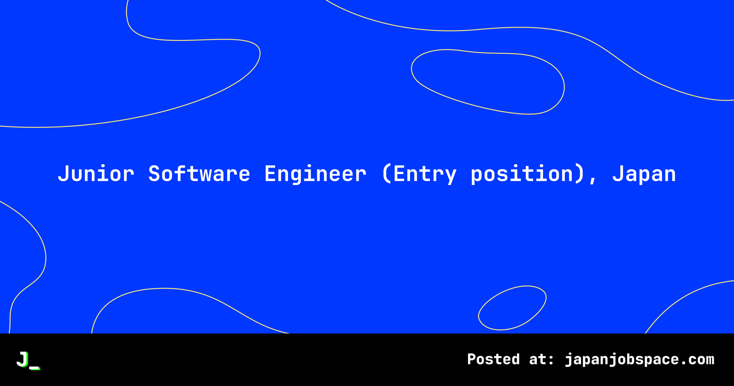 Junior Software Engineer (Entry position), Japan