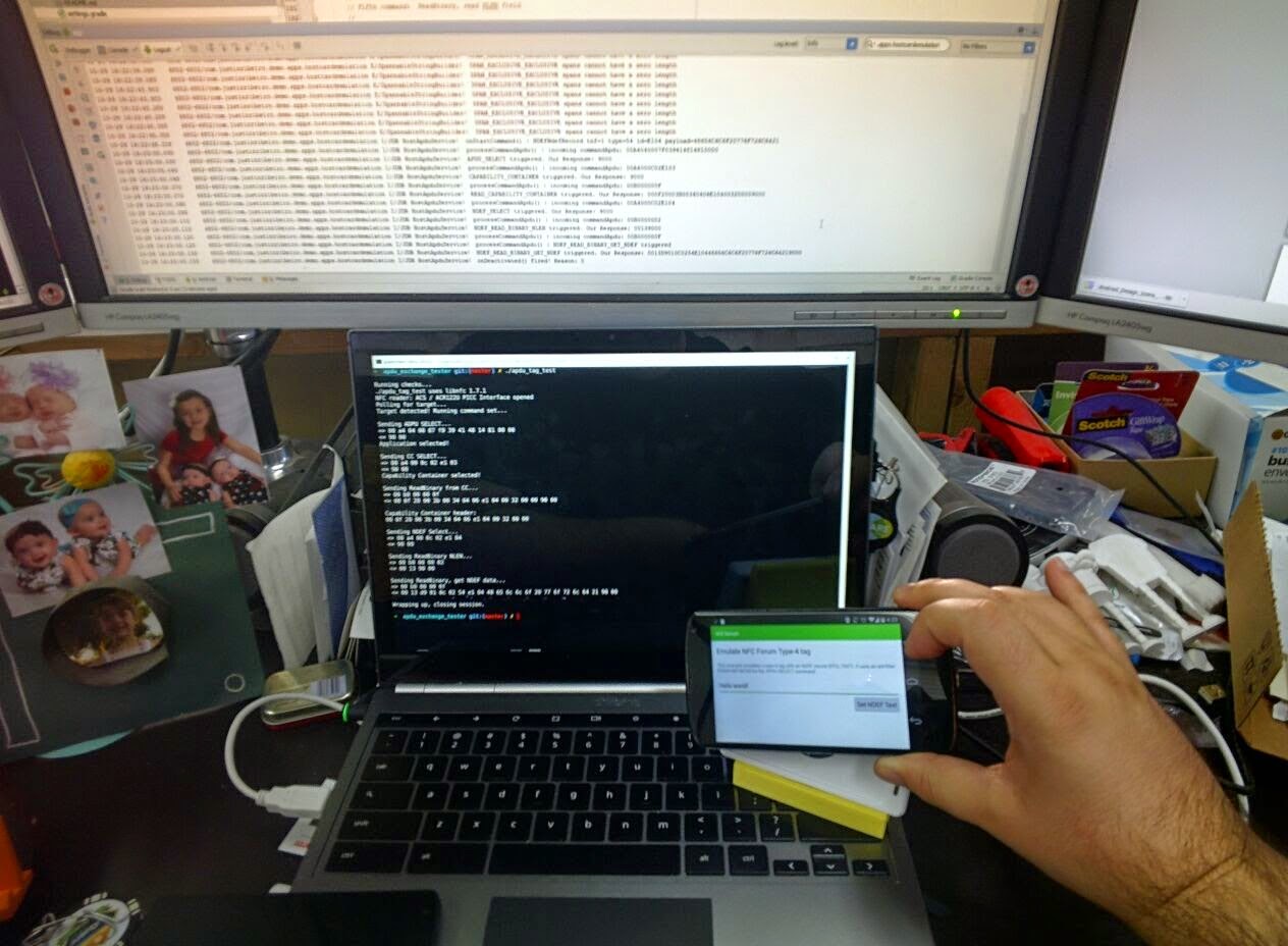 Host-based Card Emulation of NFC Forum Type-4 tag in Android - Dr ...