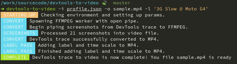 Generating Video From a Chrome Devtools Trace With devtools-to-video ...