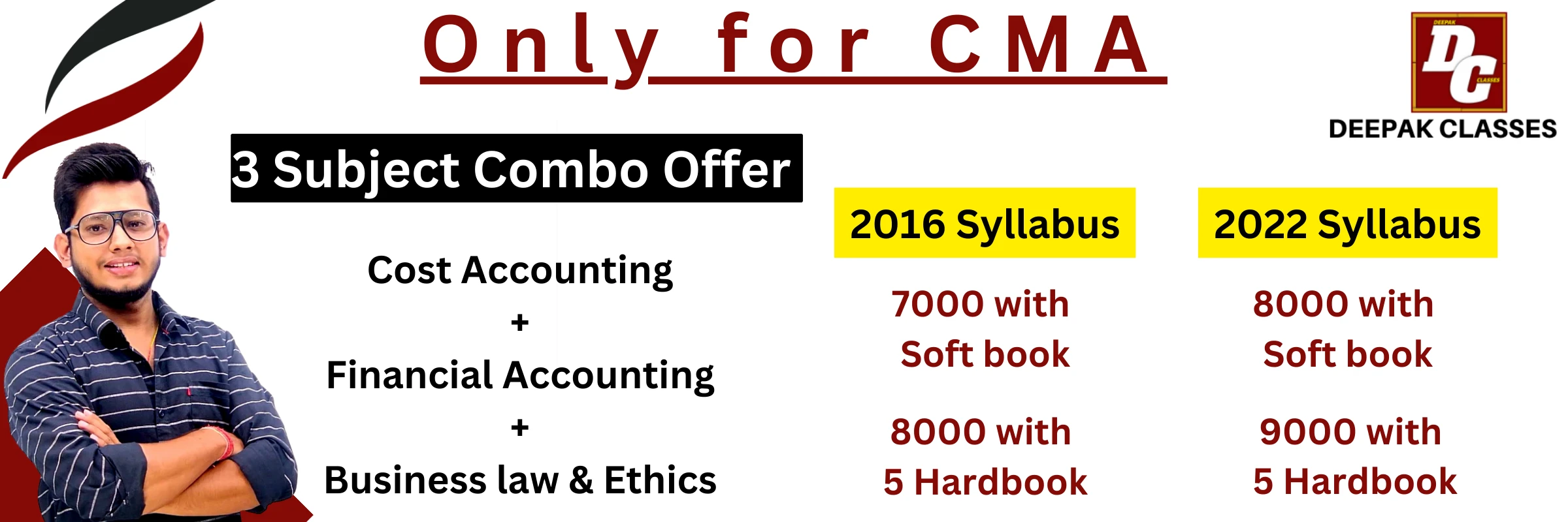 DEEPAK CLASSES - CMA Online Classes for CMA Students | Deepak Classes