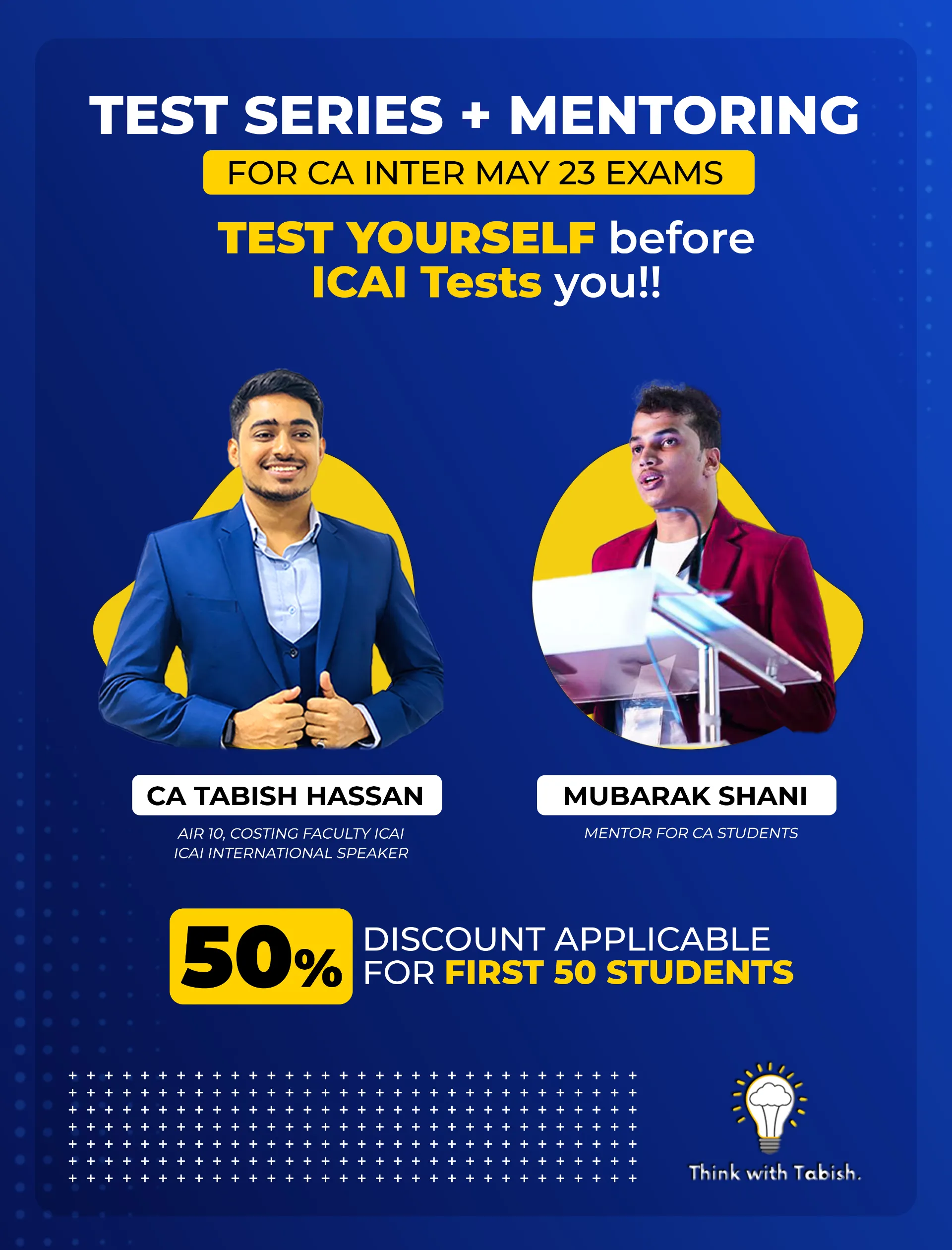 CA Final SCMPE and CA Inter Costing Lectures | Think with Tabish