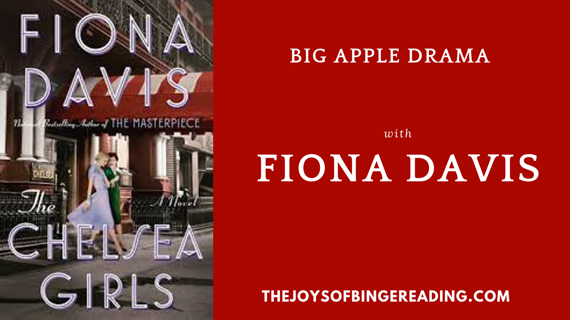 Fiona Davis - Big Apple Drama - The Joys Of Binge Reading