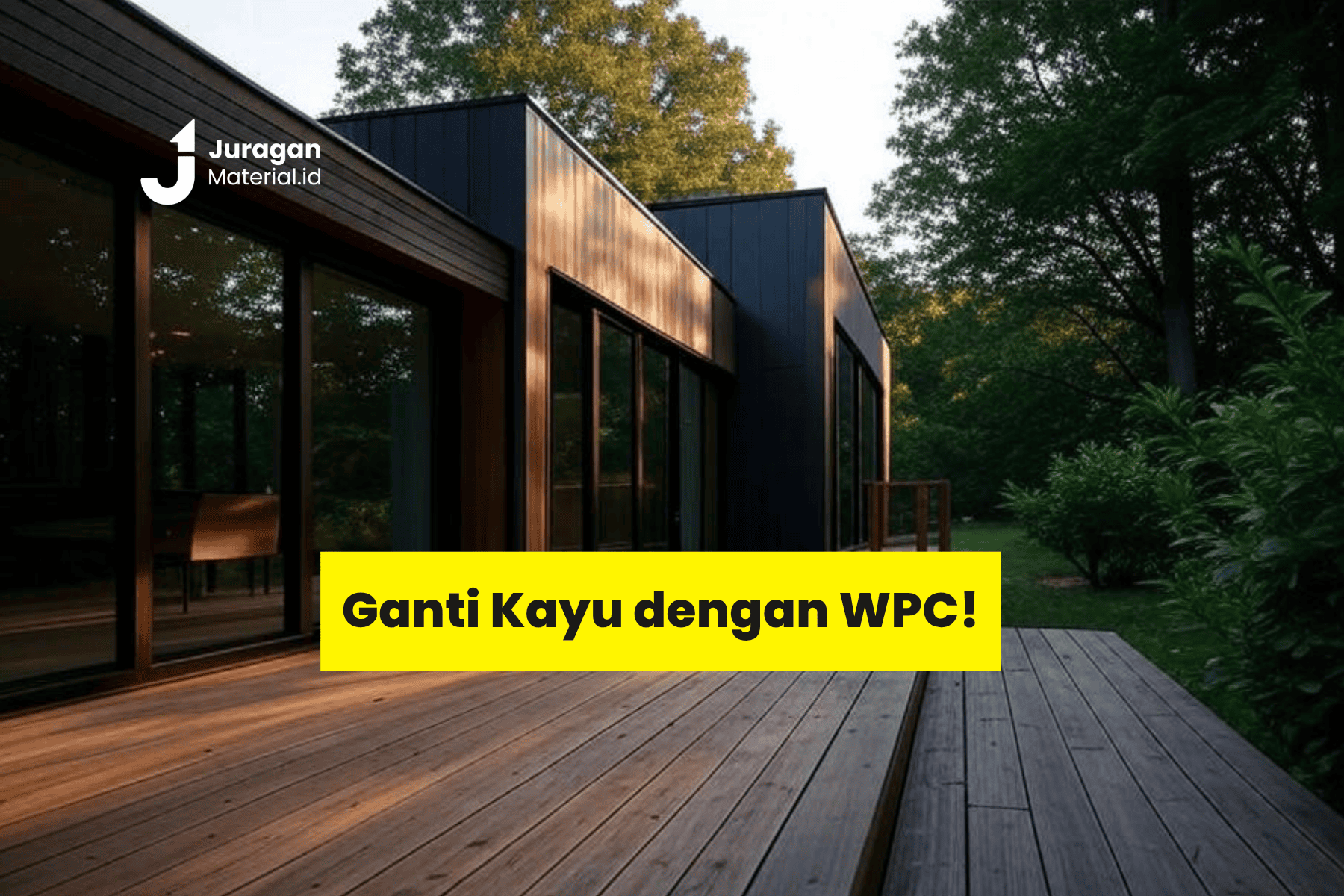 Ganti Kayu dengan WPC! Lebih Tahan Lama, Anti Rayap, dan Hemat Perawatan
