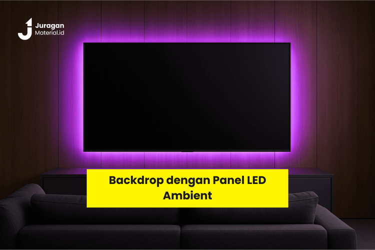 9 Tips Memilih Backdrop TV agar Sesuai dengan Gaya Interior Rumahmu