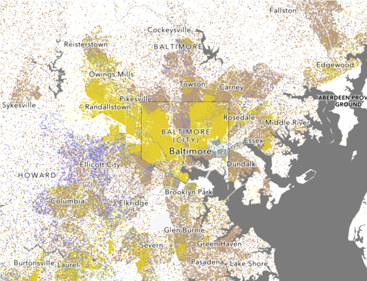 Resilience of racialized segregation is an ecological factor: Baltimore ...
