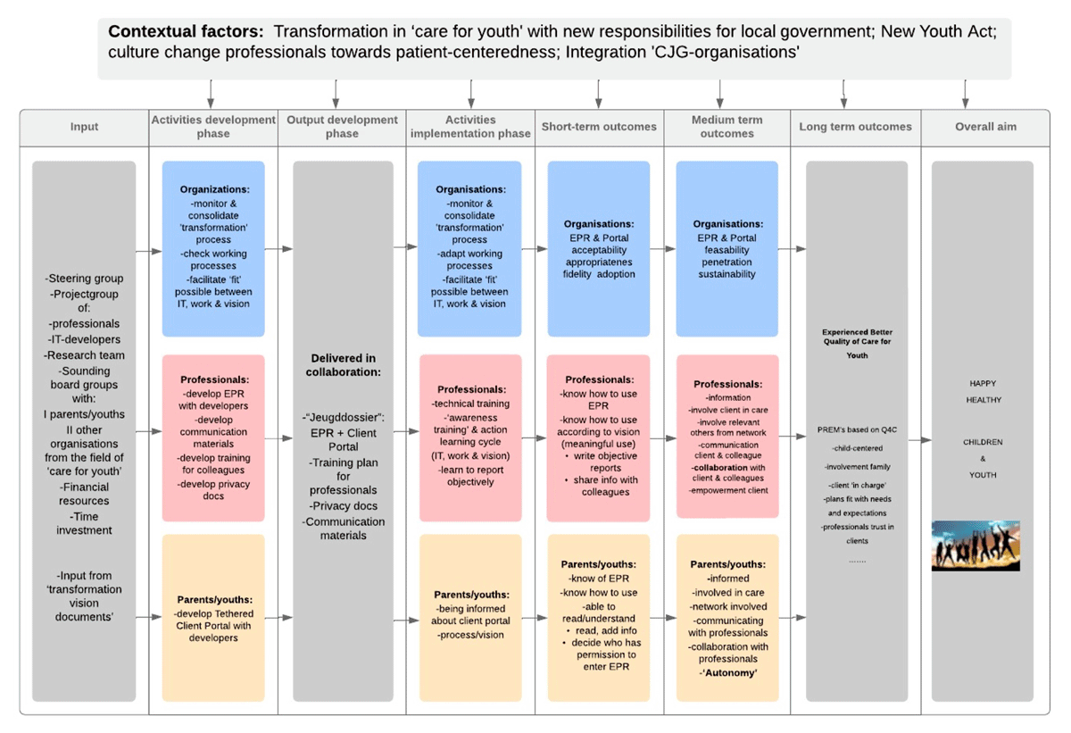 Implementation of EPR-Youth, a Client-Accessible and Multidisciplinary ...
