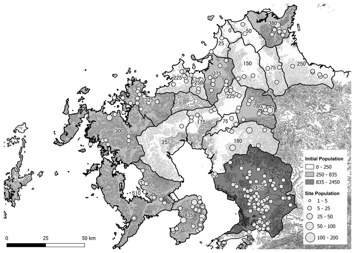 Agent-Based Geosimulation of Yayoi Period Population Dynamics in Kyushu ...