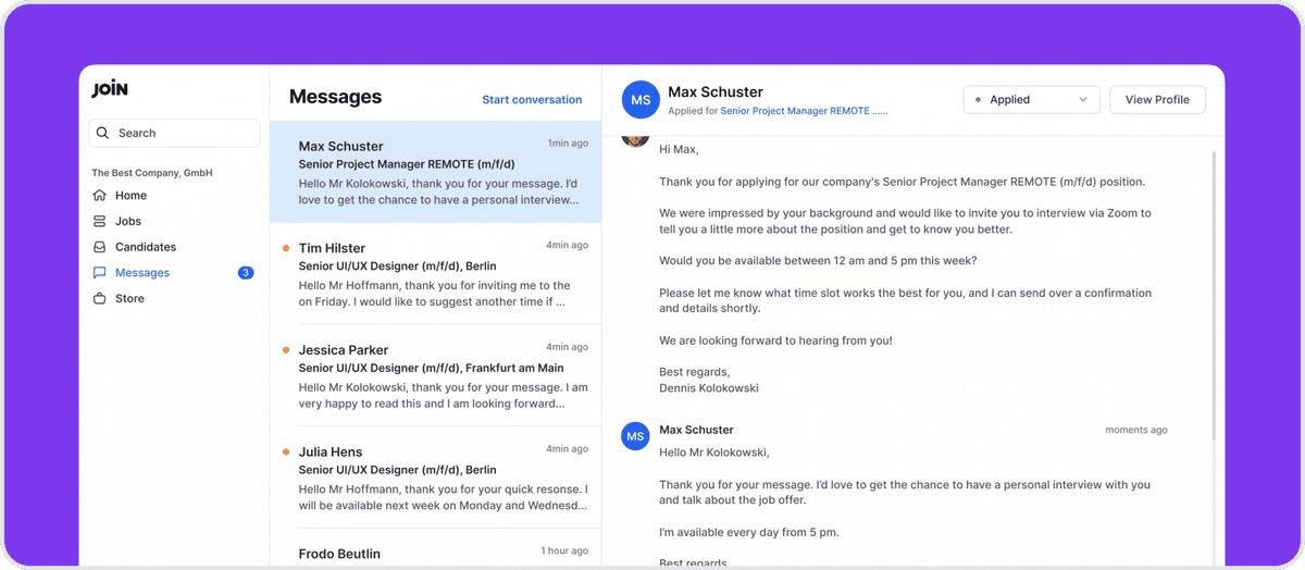 5 geniale Recruiting-Software-Features | JOIN
