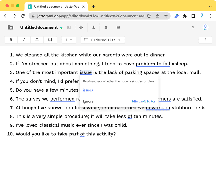 Online Markdown & Fountain WYSIWYG Editor - JotterPad