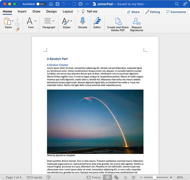 Online Markdown & Fountain WYSIWYG Editor - JotterPad