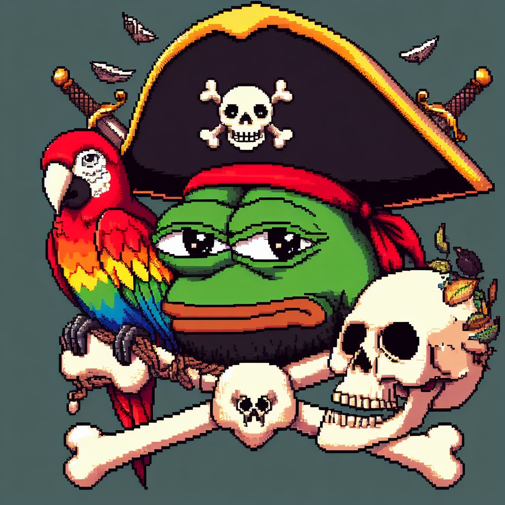 pixel pepe pirates NFTs | JPG Store