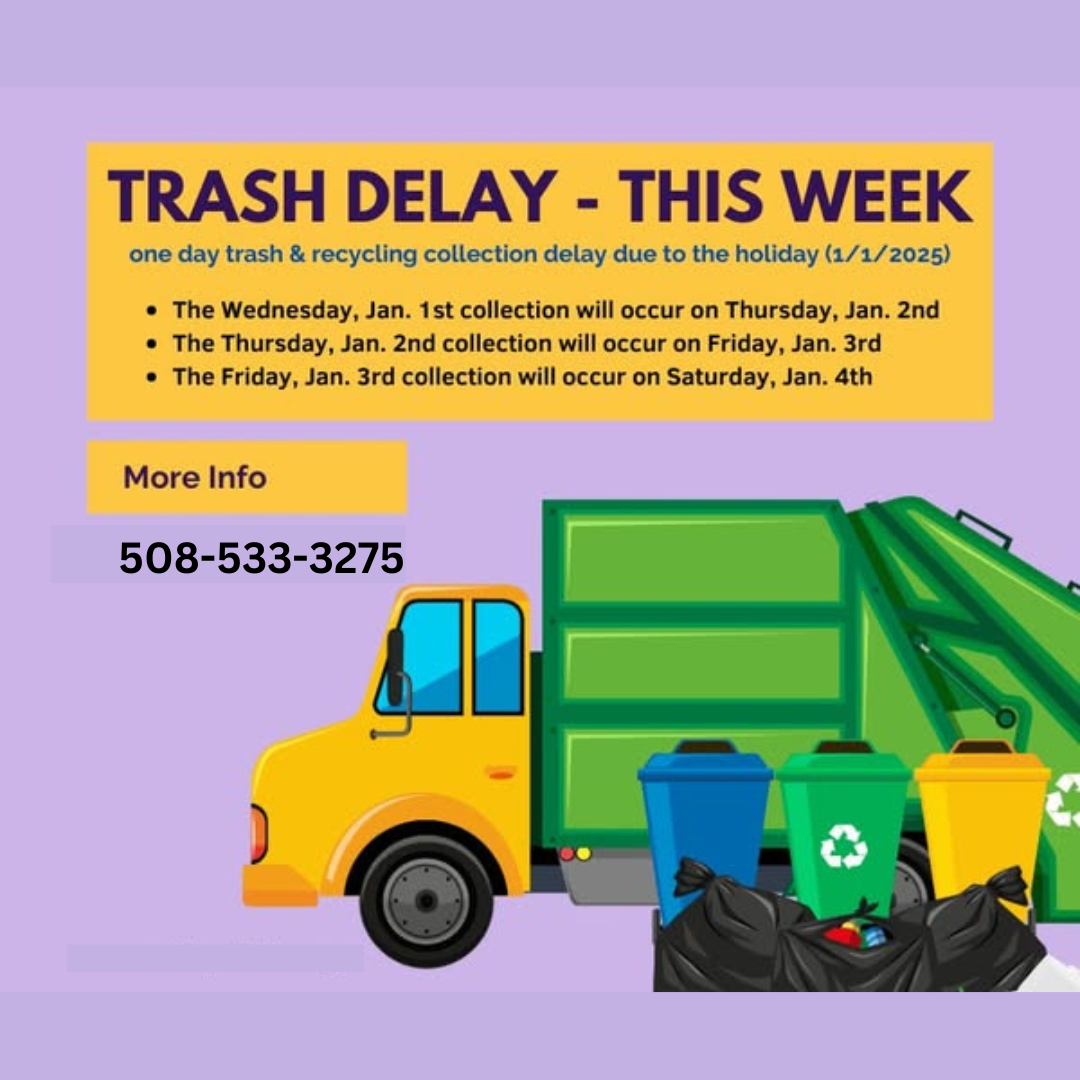 Trash & Recycling Delay due to New Year's Holiday | Town of Medway