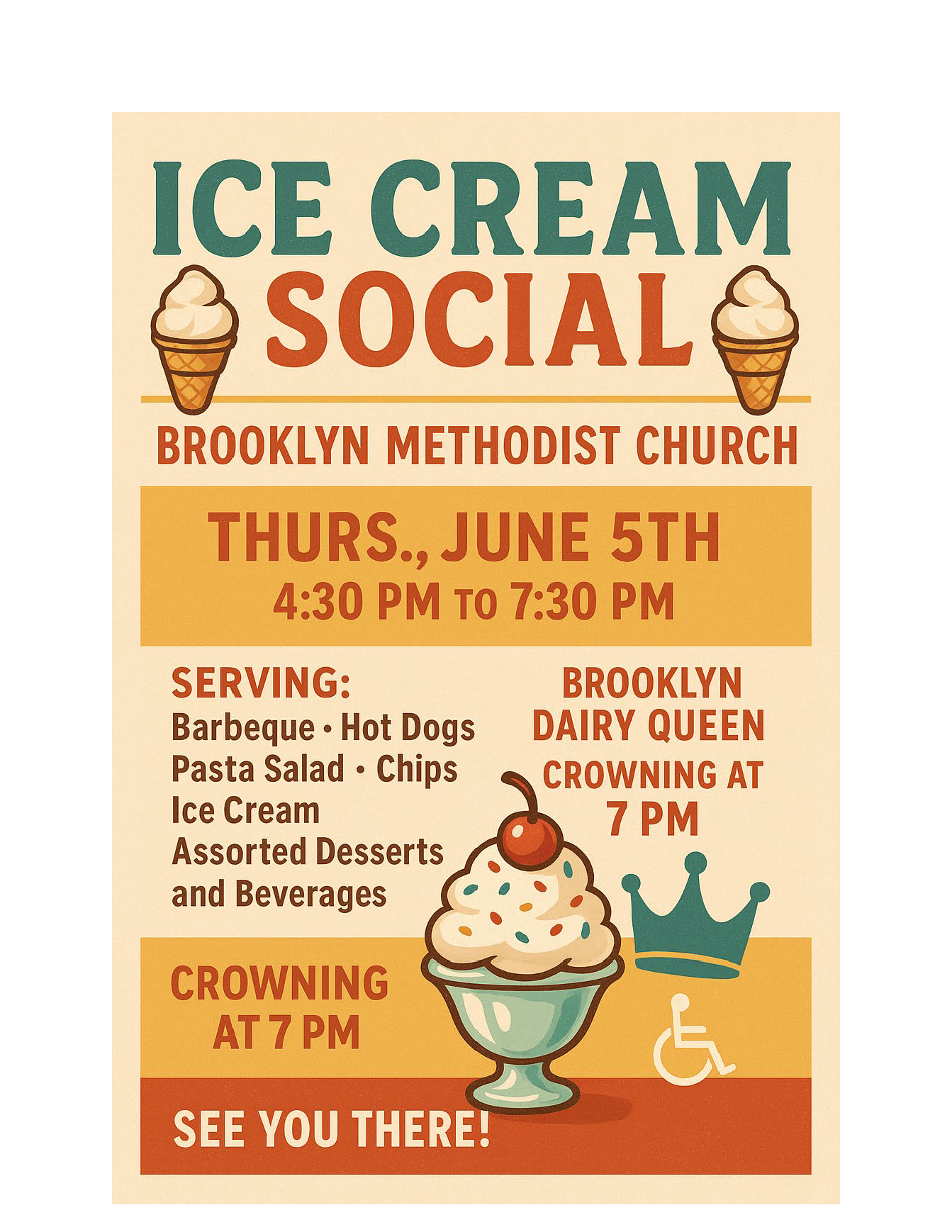 Ice Cream Social - United Methodist Church - June 5 from 430 to 730 pm ...