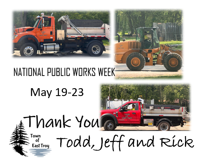 DPW Appreciation Week | Town of East Troy