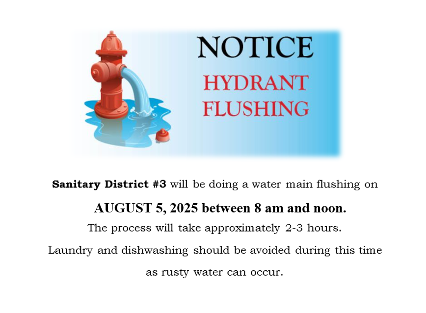 HYDRANT FLUSHING NOTICE | Town of East Troy