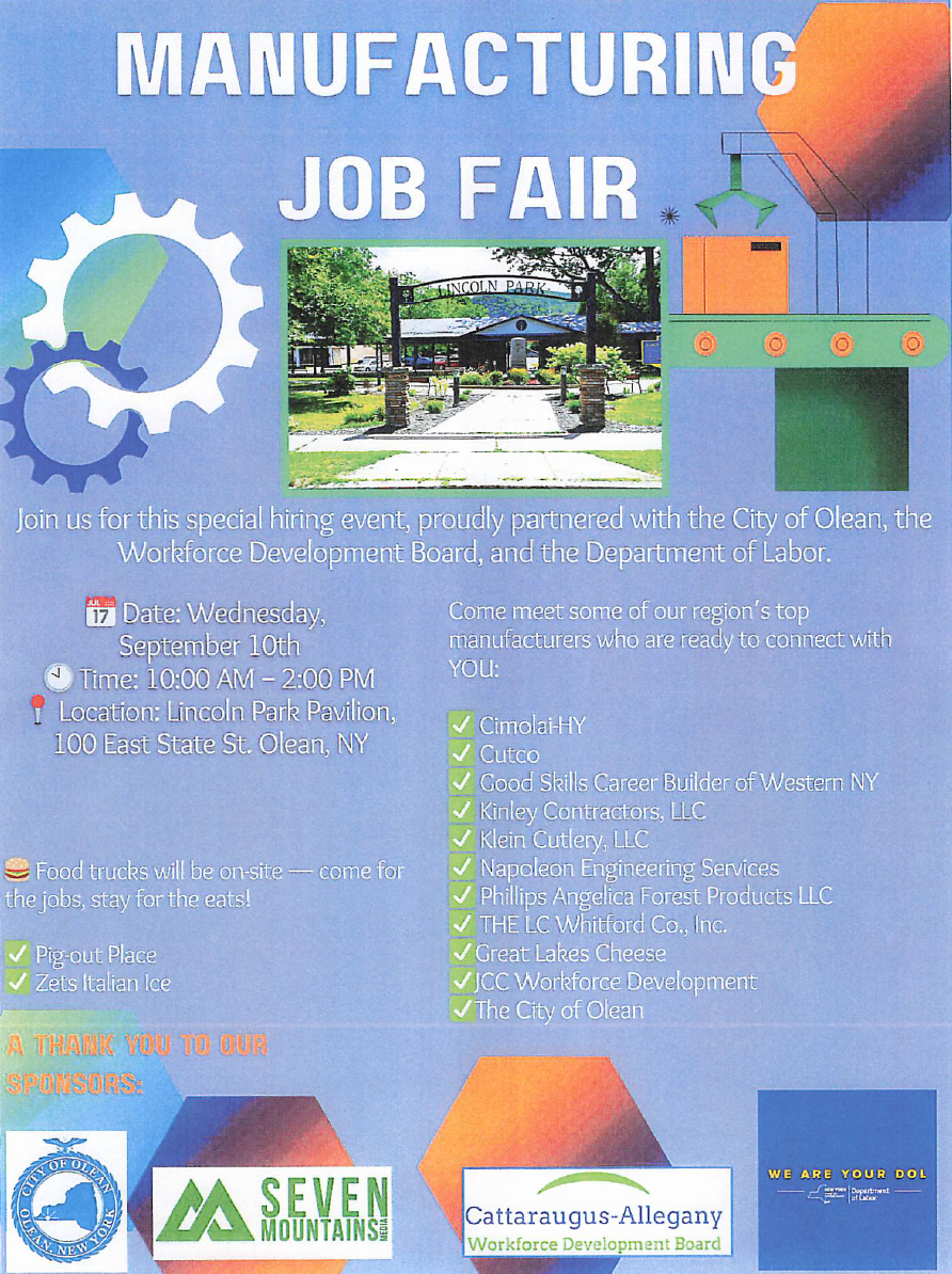 Job Fair | City of Olean