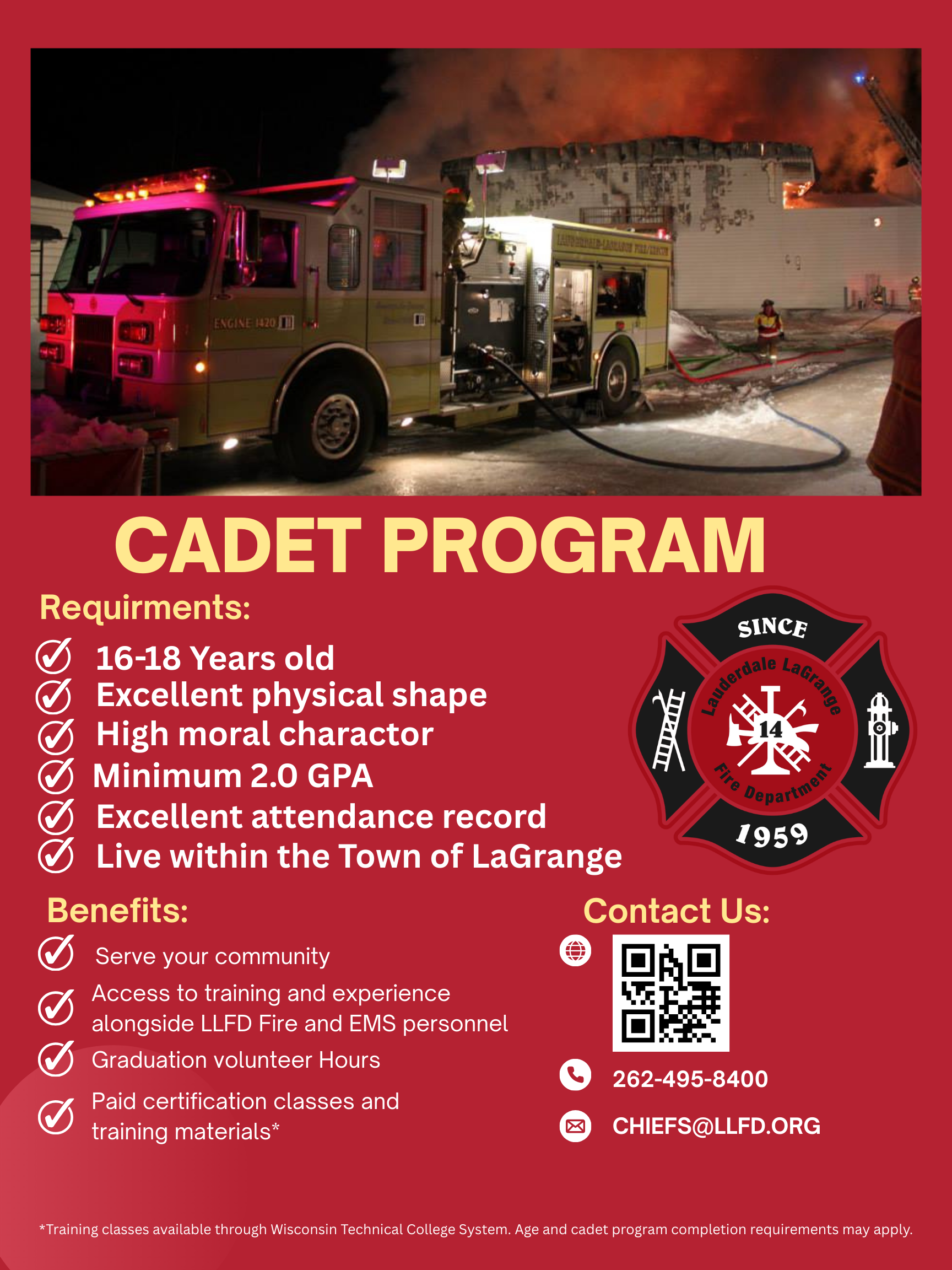 Cadet Program | Lauderdale LaGrange Fire Department