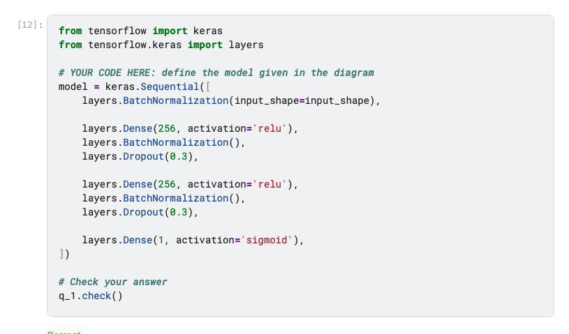 Learn Intro to Deep Learning Tutorials | Kaggle