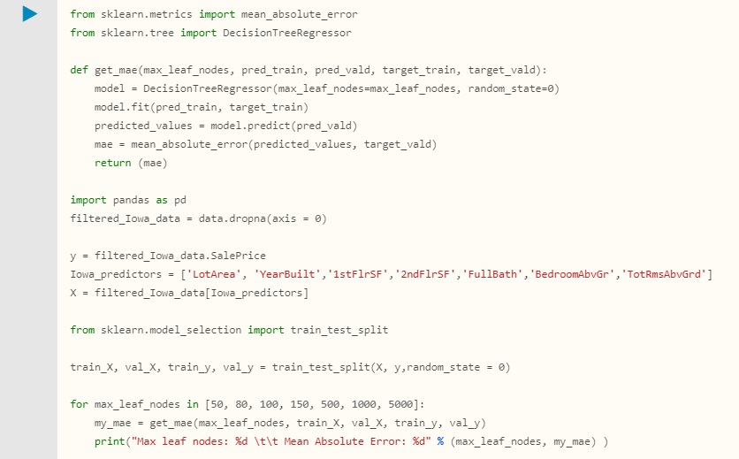 Valueerror While Running Decisiontreeregressor For Overfitting 7592