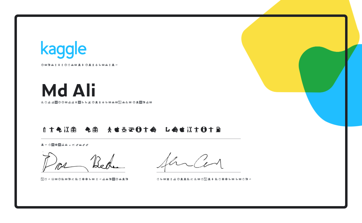 Md Ali completed the Intro to Machine Learning course on Kaggle!