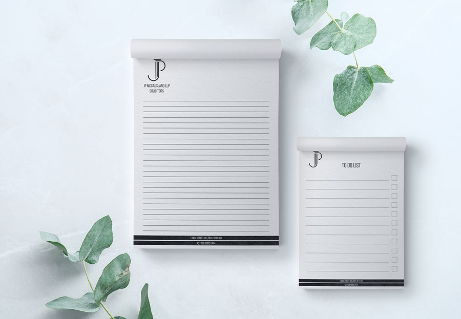 A5 Recycled Sustainable Notepads | Custom Design Available