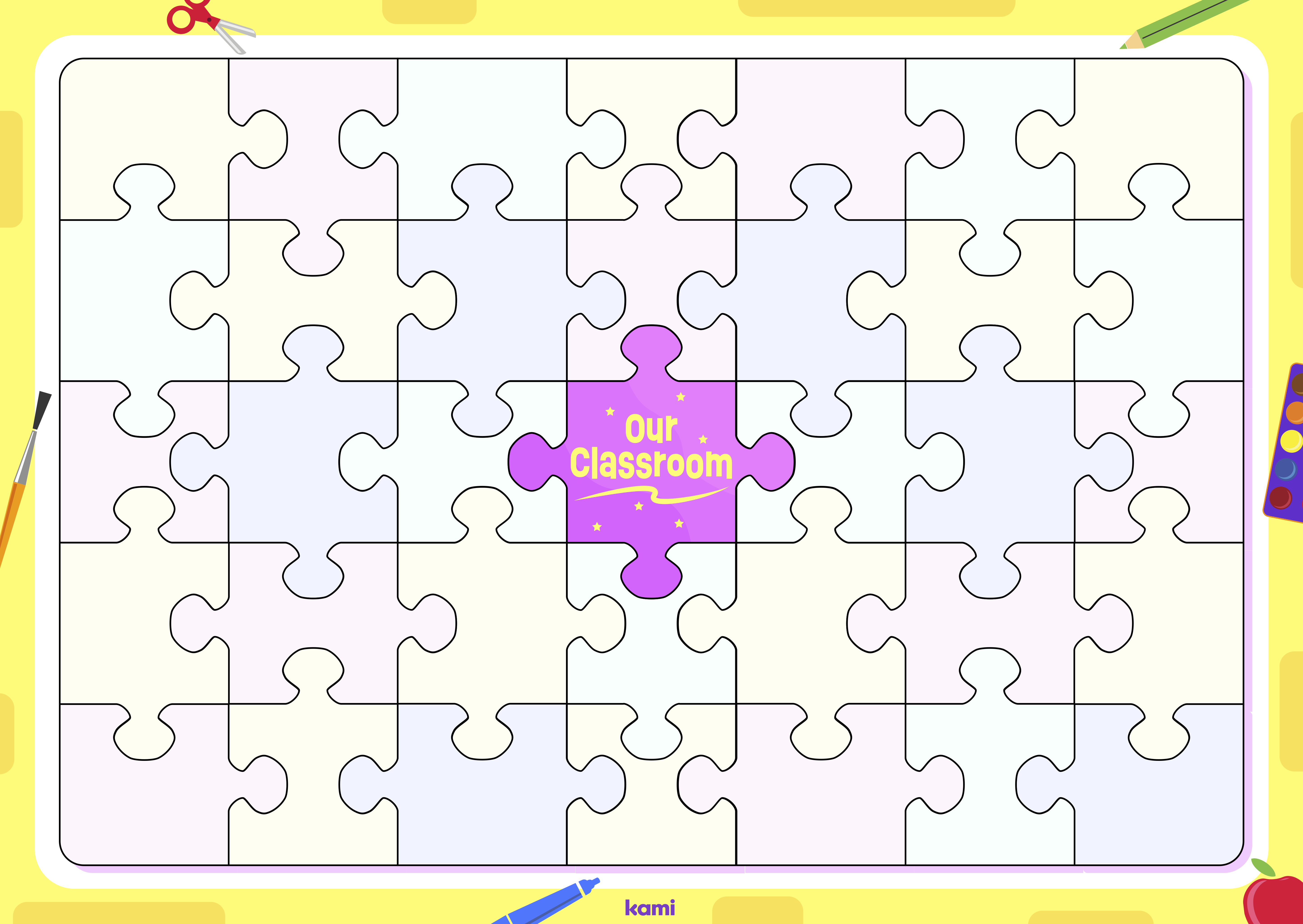 Classroom Jigsaw Puzzle | 34 Pieces for Teachers | Perfect for grades ...