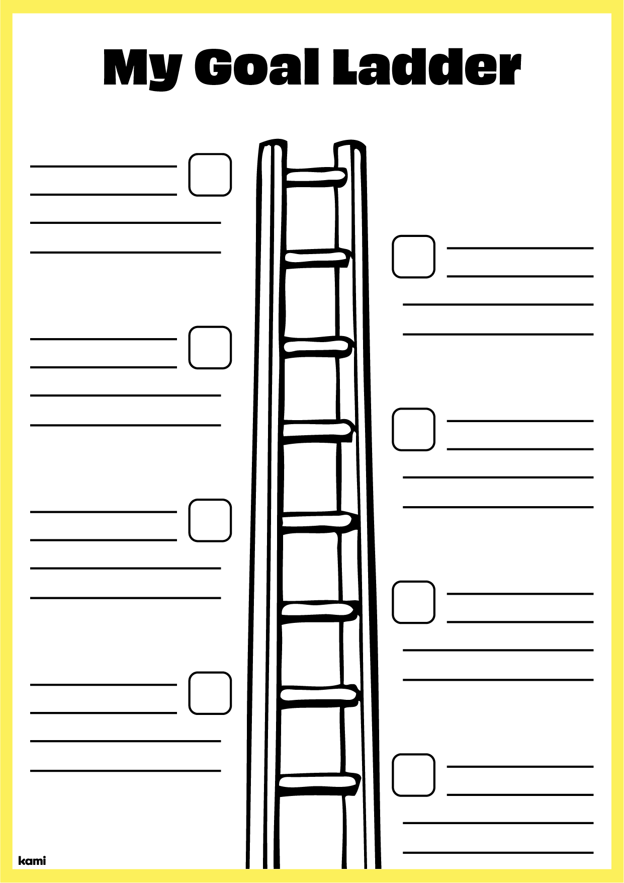 My Goal Ladder | Checklist for Teachers | Perfect for grades 1st, 2nd ... My Goal Ladder | Checklist for Teachers | Perfect for grades 1st, 2nd ...