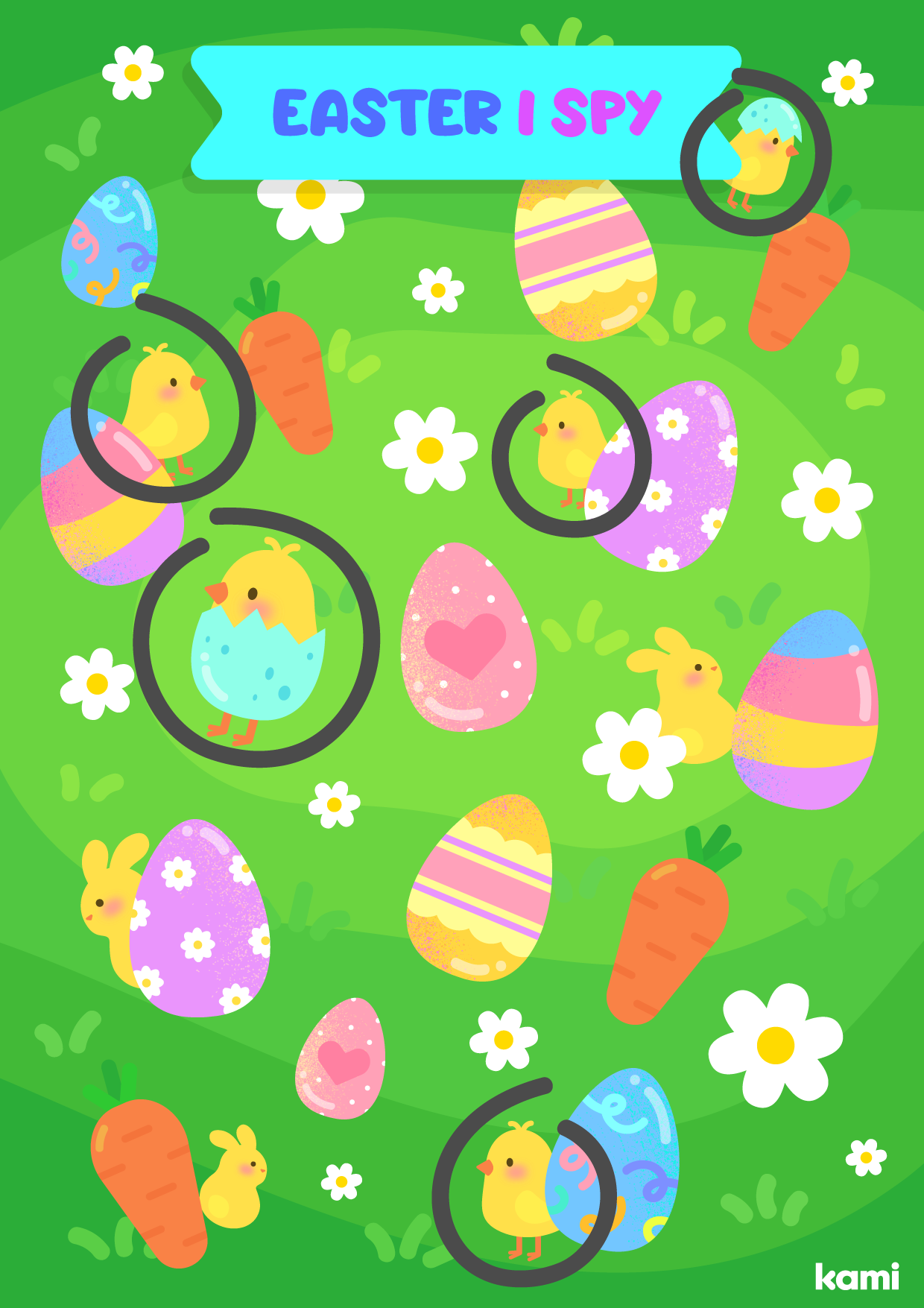 Easter Bunny iSpy | Answer Key for Teachers | Perfect for grades 1st ...