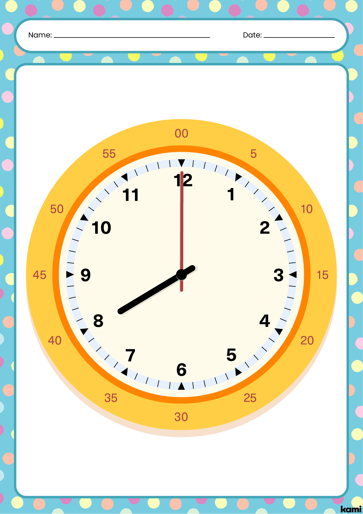 Analog Clock For Teachers Perfect For Grades 1st 2nd 3rd 4th 5th