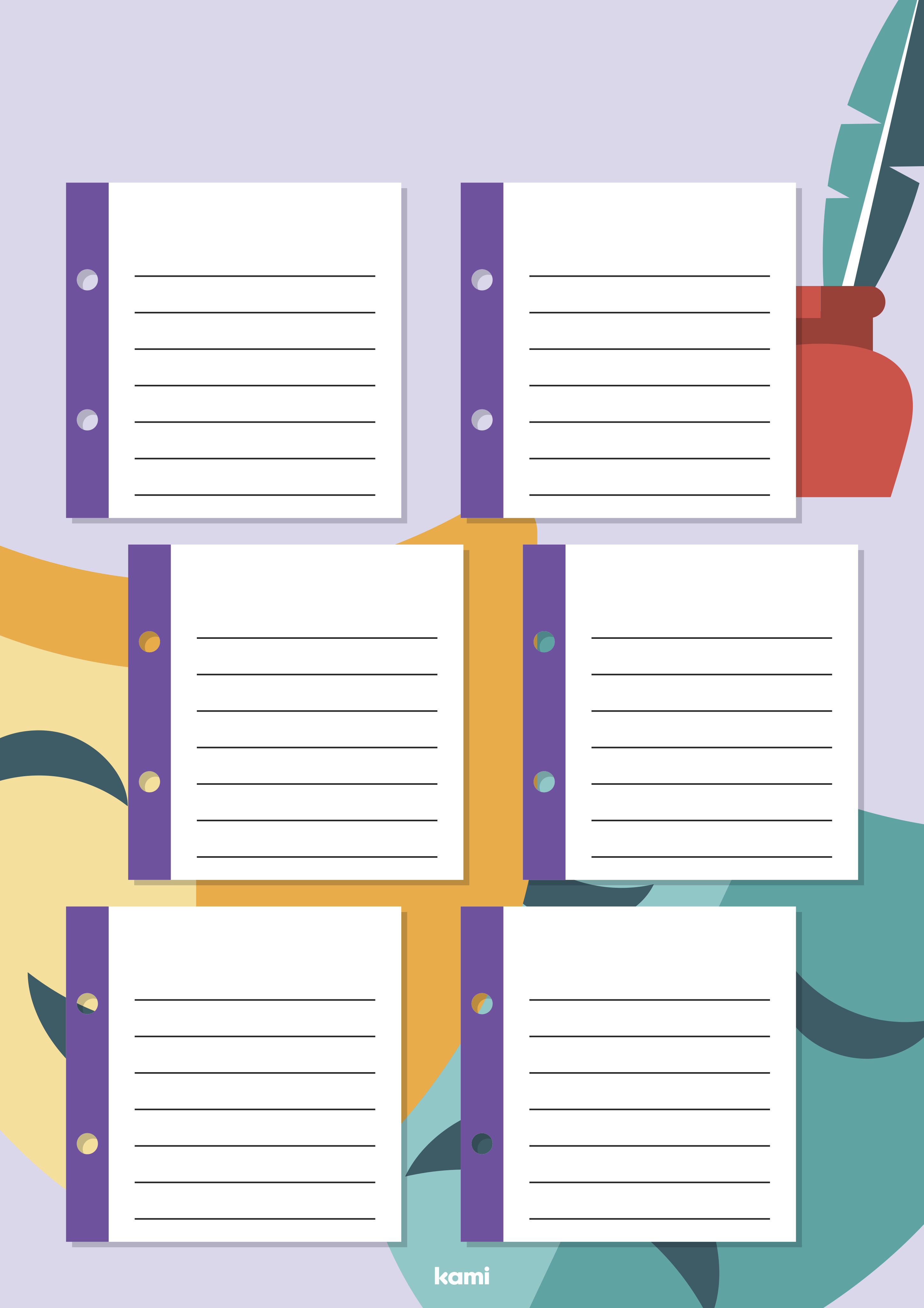 Character Profile | Notes Blank for Teachers | Perfect for grades 6th ...