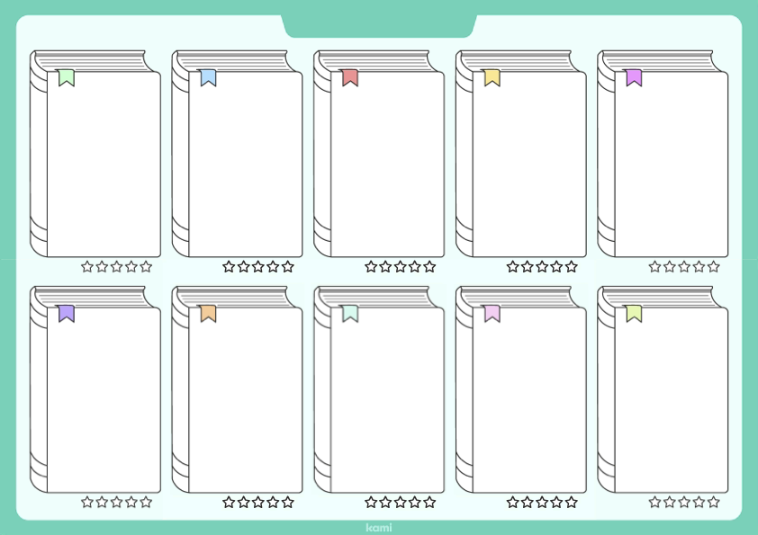 Reading Log | Books Landscape Blank for Teachers | Perfect for grades ...