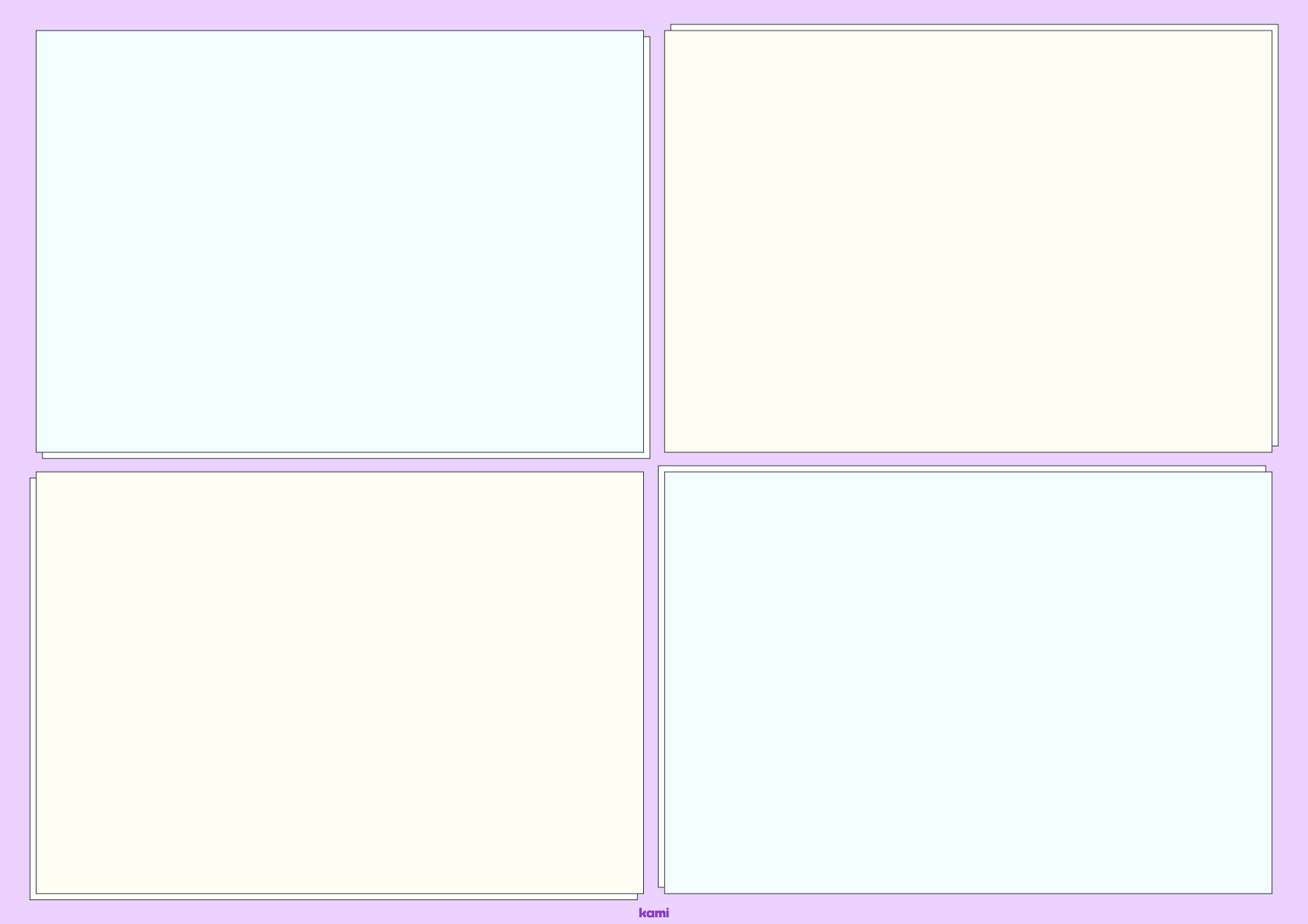 Four Quadrants | Purple for Teachers | Perfect for grades 10th, 11th, 12th, 1st, 2nd, 3rd, 4th ...