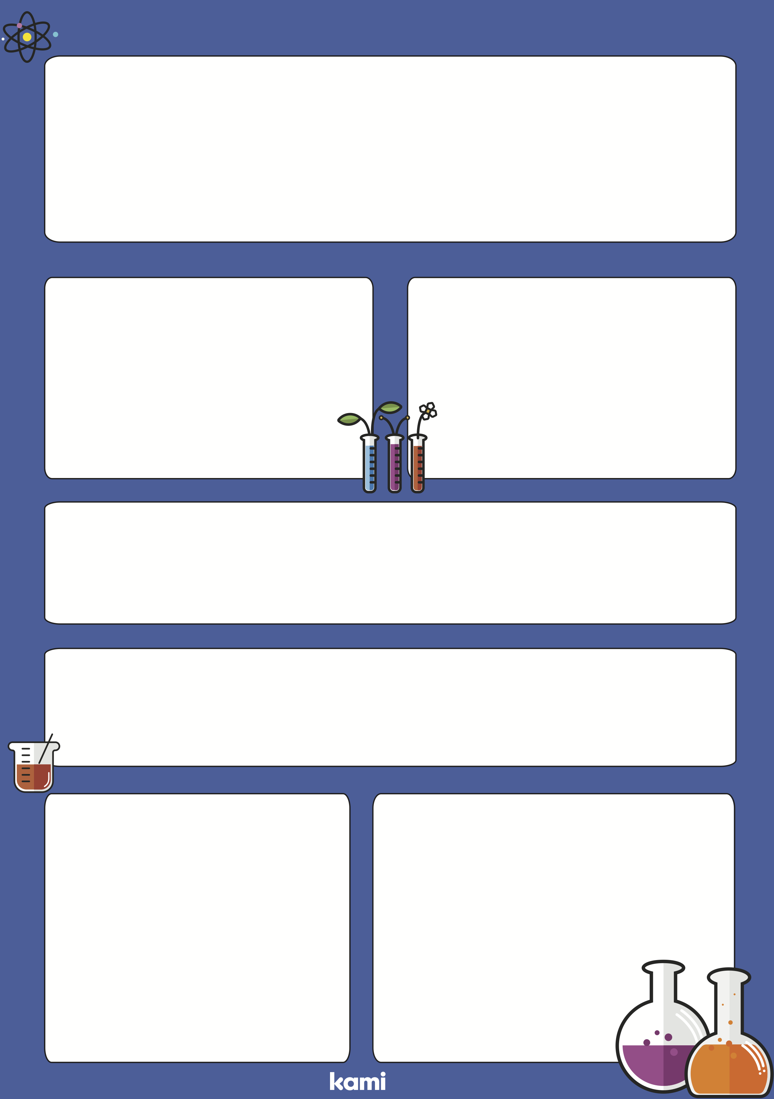 Science Experiment Sheet | Blue Blank for Teachers | Perfect for grades ...