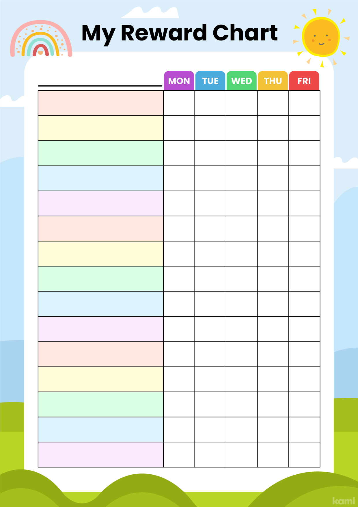 My Reward Chart for Teachers | Perfect for grades 1st, 2nd, 3rd, 4th, K ...