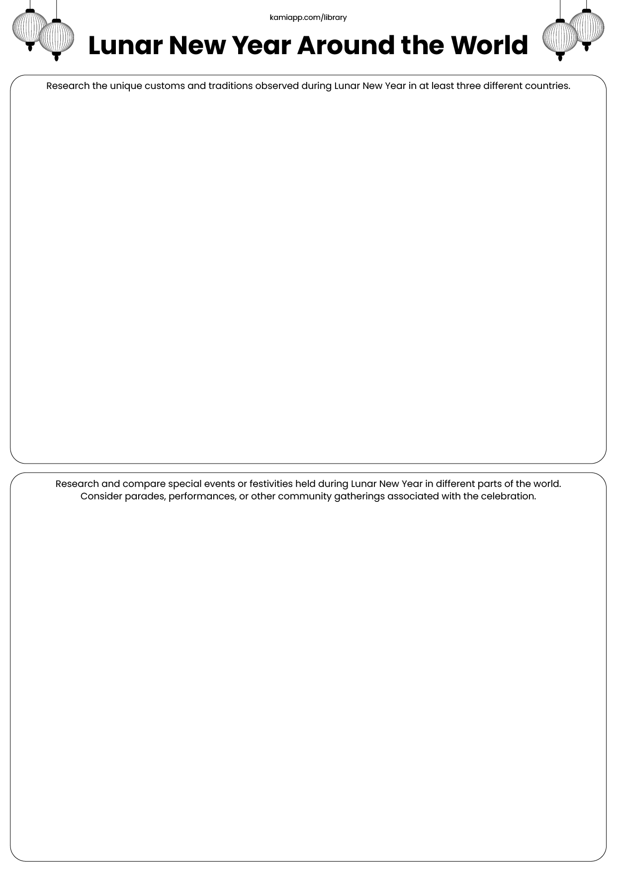 Lunar New Year Around the World | Kami Library