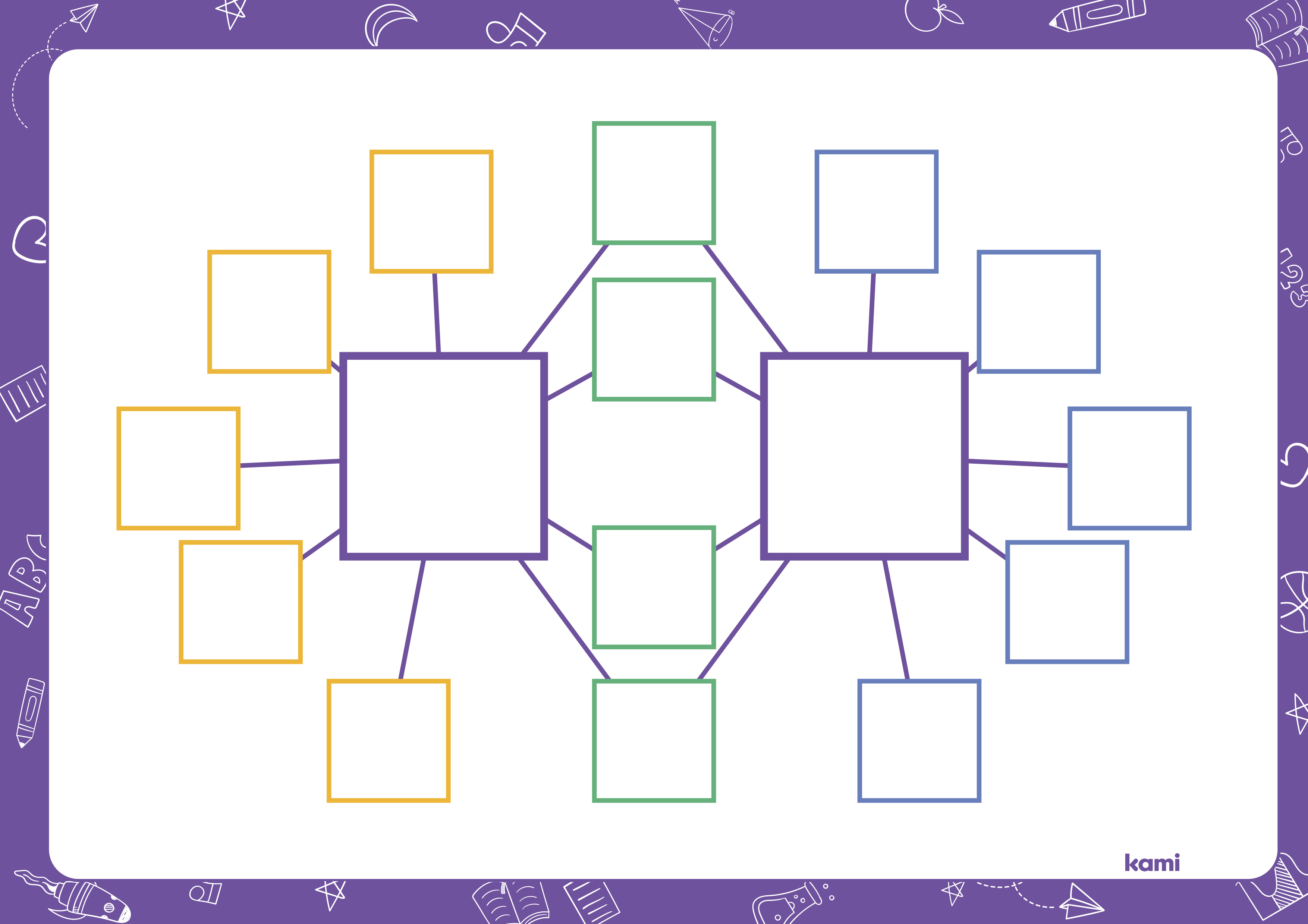 Double Square Map | Landscape for Teachers | Perfect for grades 10th ...