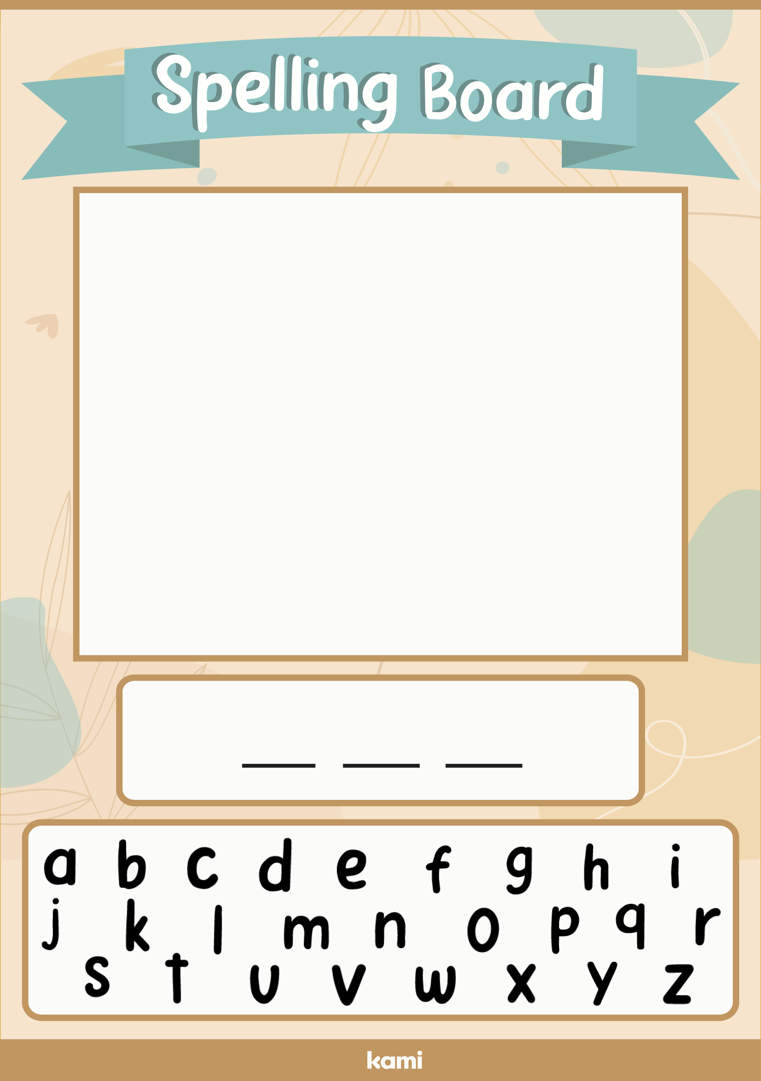 CVC Spelling Board | Alison Shybeeeeee for Teachers | Perfect for ...