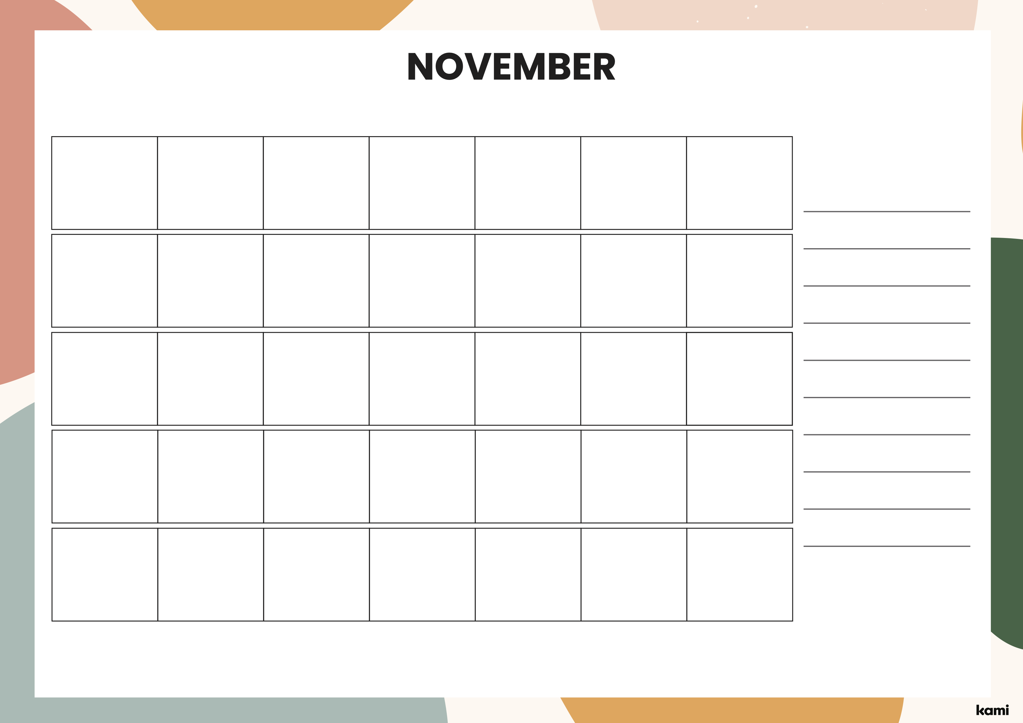 Classroom Calendar | Kami Library