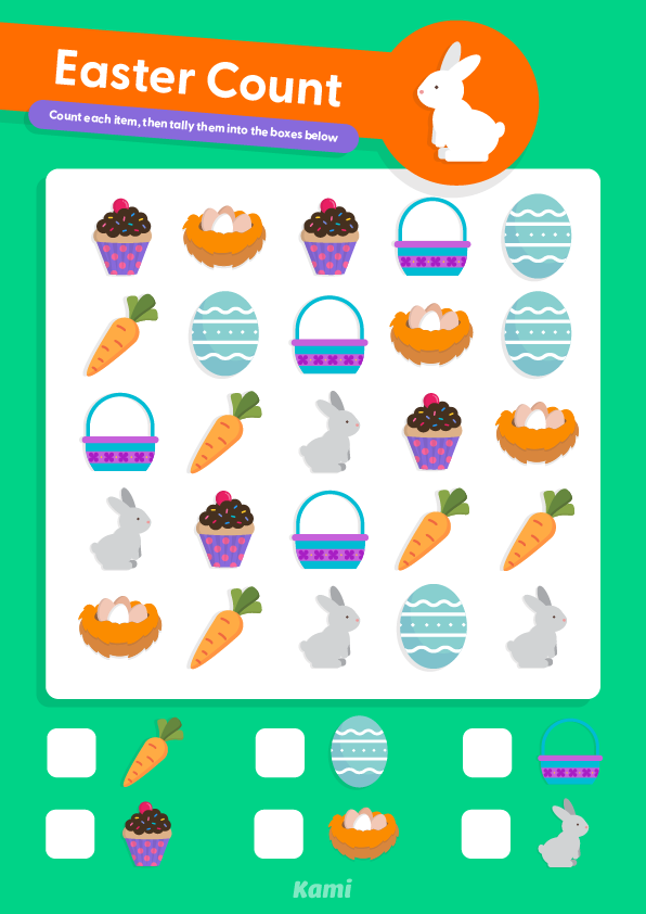 Easter Counting Activity for Teachers | Perfect for grades 1st, 2nd, K ...