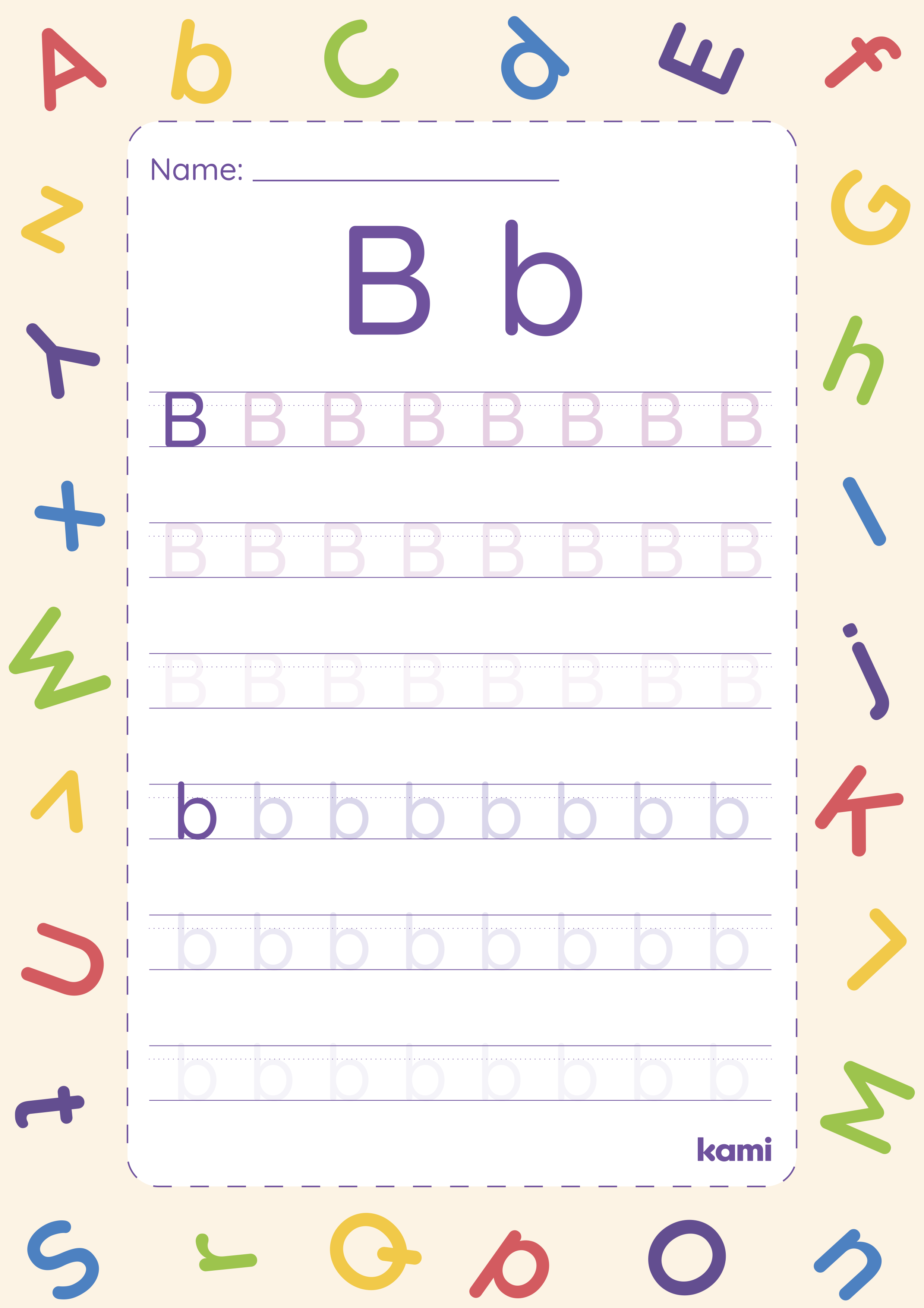Handwriting Alphabet | Bb for Teachers | Perfect for grades 1st, K, Pre ...