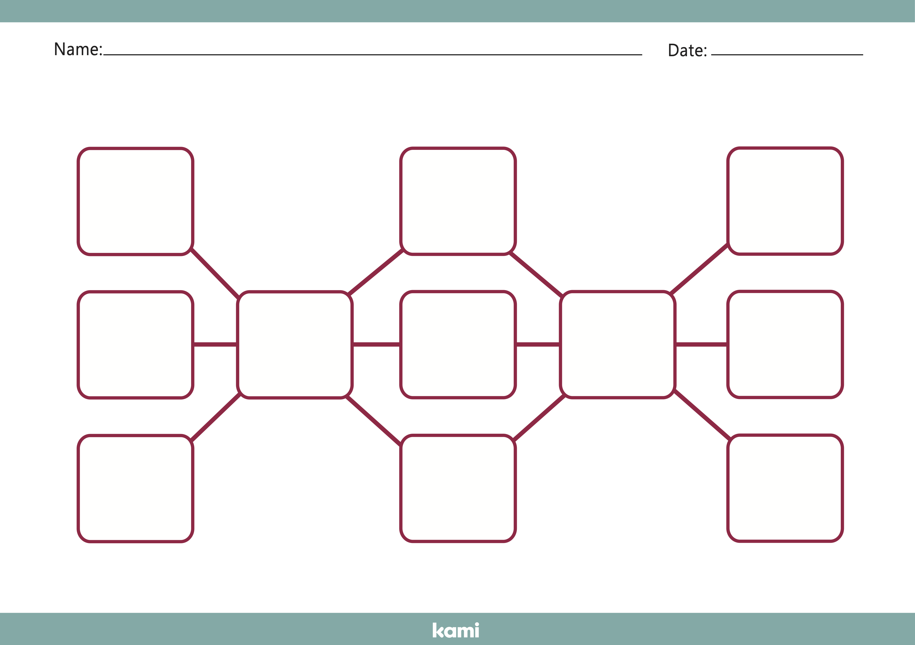 Double Square Map for Teachers | Perfect for grades 10th, 11th, 12th ...