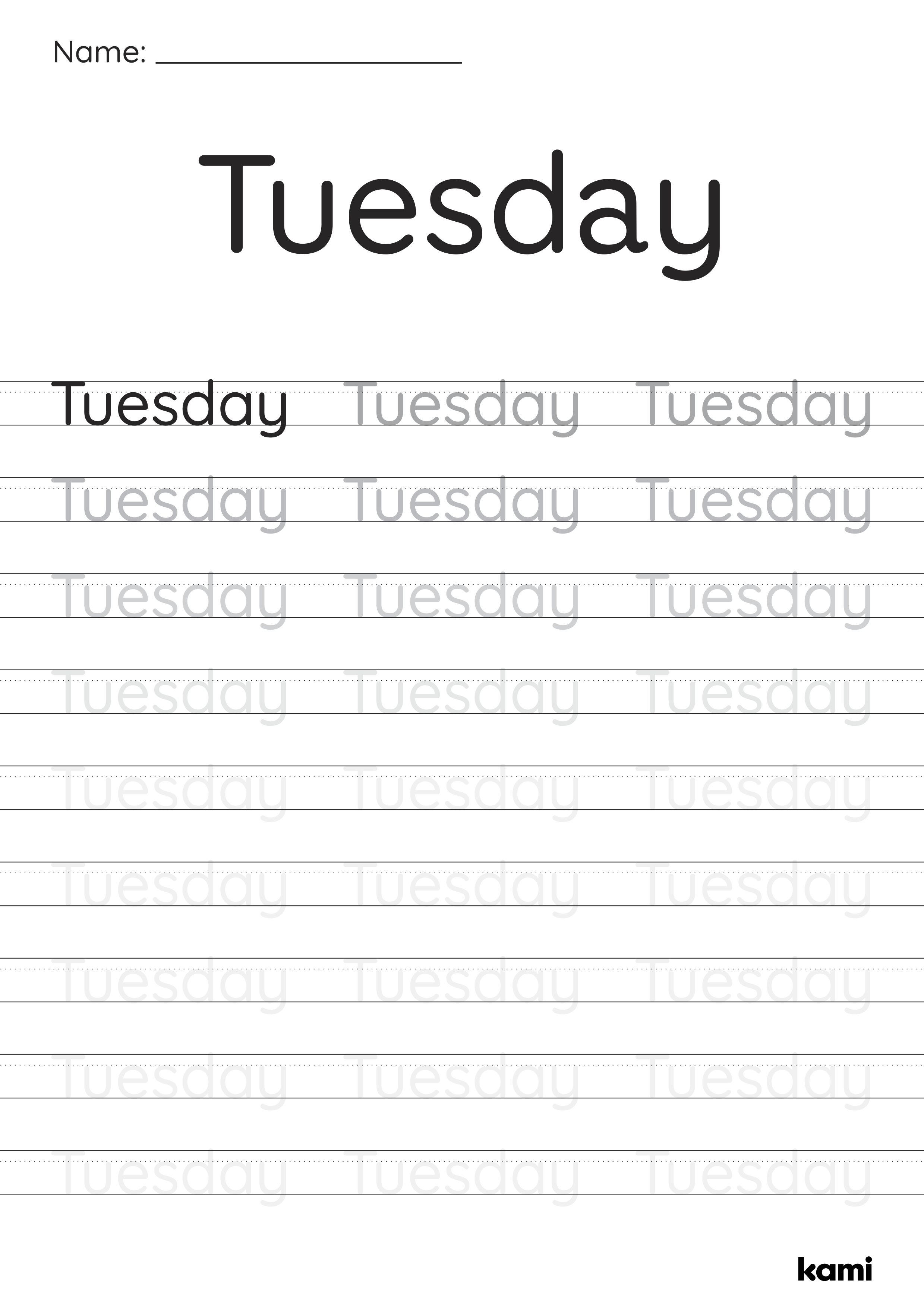 Handwriting Lines | Tuesday for Teachers | Perfect for grades 1st, K ...